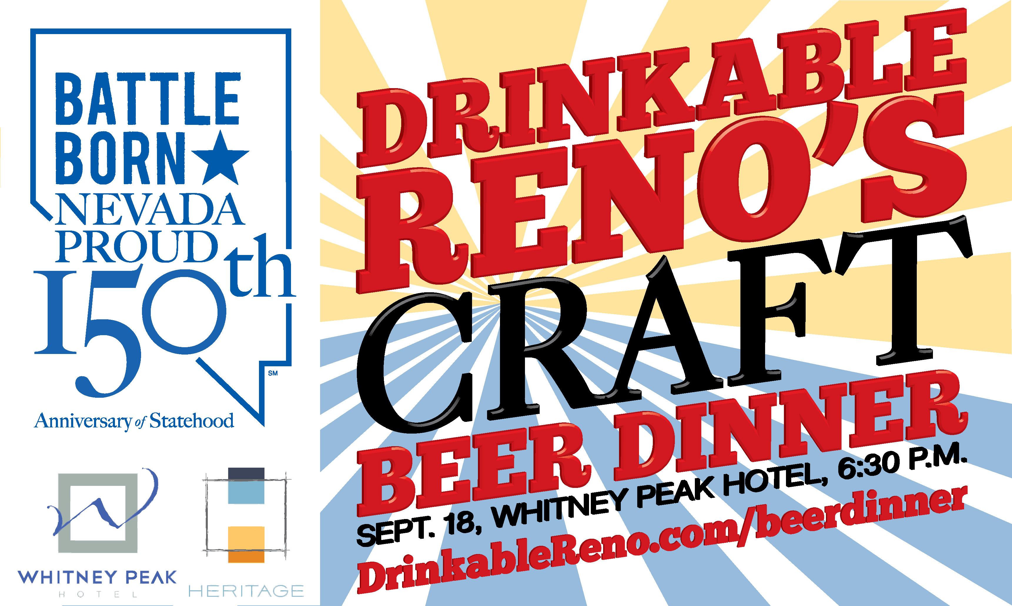 Drinkable Reno's Epic Craft Beer Dinner tickets on sale now ...